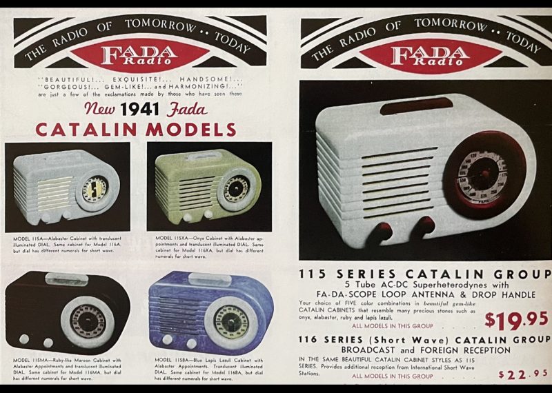 Fada Radios from the 40’s – Radios Past