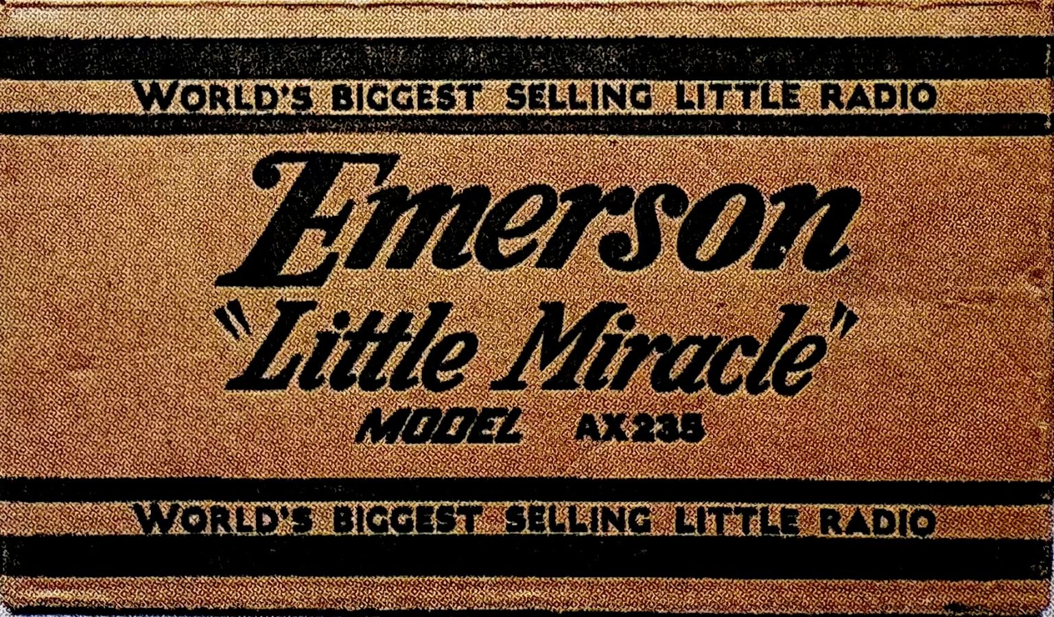 Radios Past – Radios from the '30's to '50's